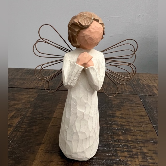 Willow Tree | Accents | Rare Retired Willow Tree Angel Of Wishes ...